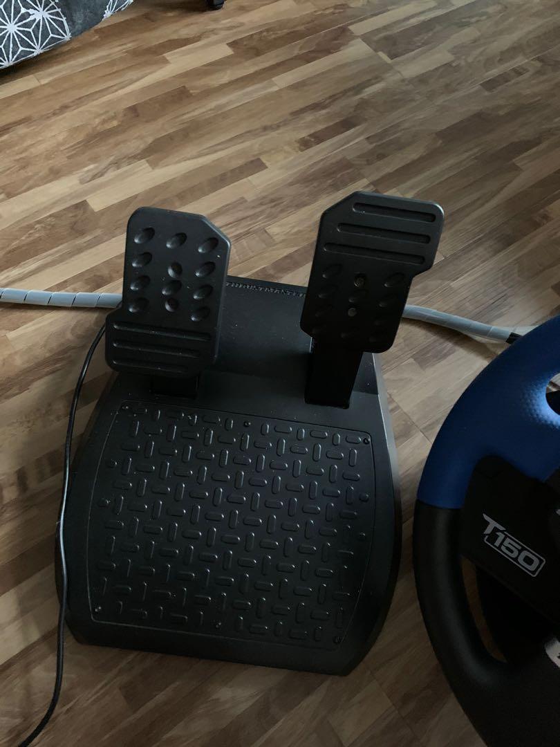 Thrustmaster t150 sim racing wheel, Toys & Games, Video Gaming, Gaming ...
