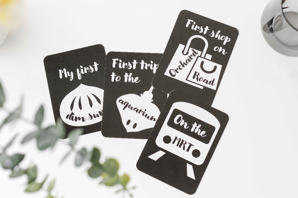 Tiny Tot Snapshots Singapore milestone cards (70 cards included ...