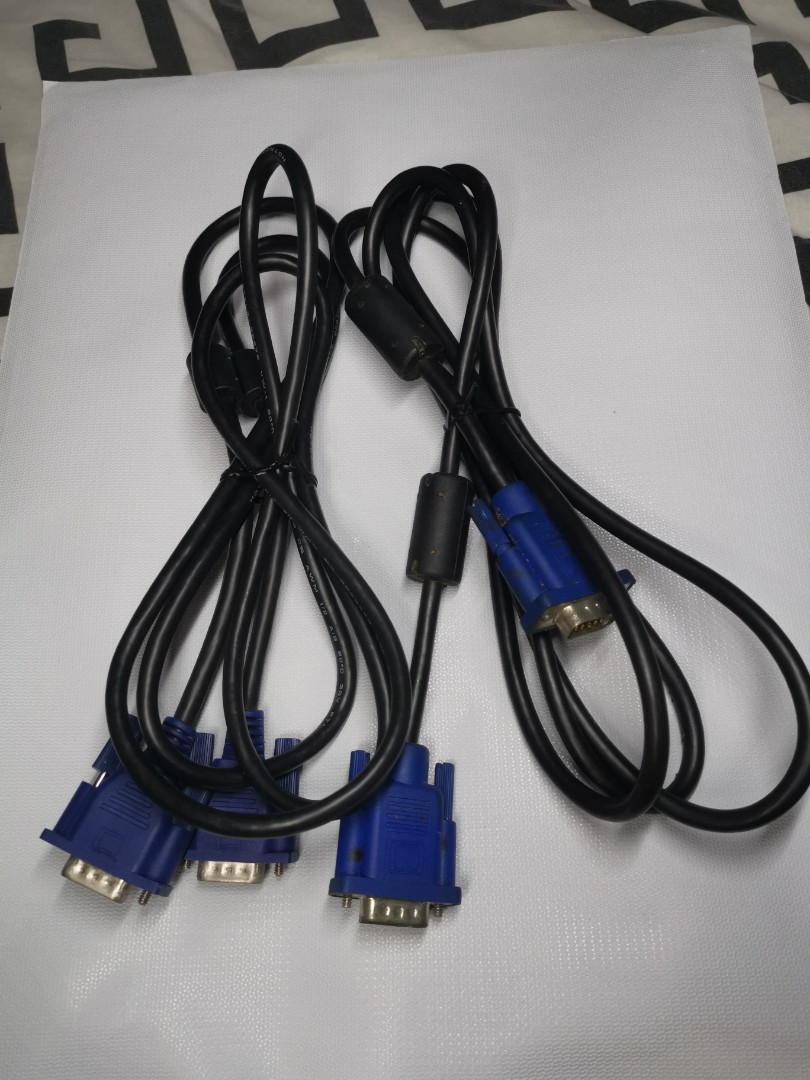 VGA cable, Computers & Tech, Parts & Accessories, Cables & Adaptors on ...