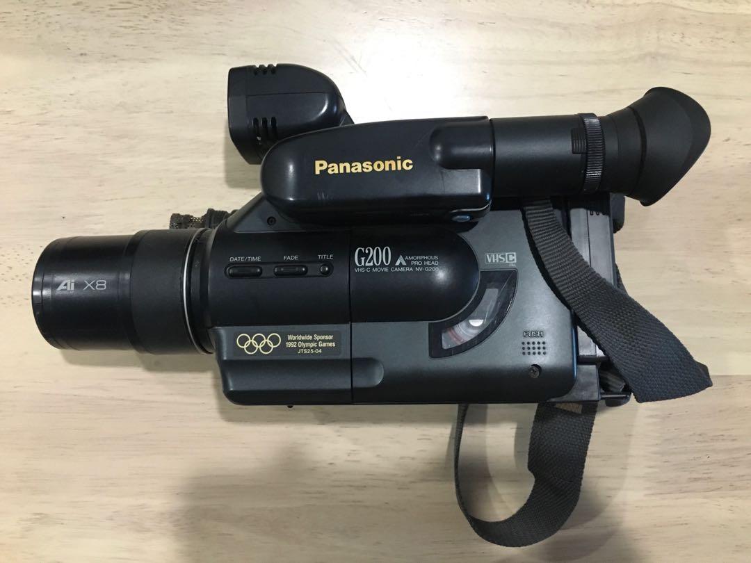 Vintage VHS Camcorder, Photography, Video Cameras on Carousell