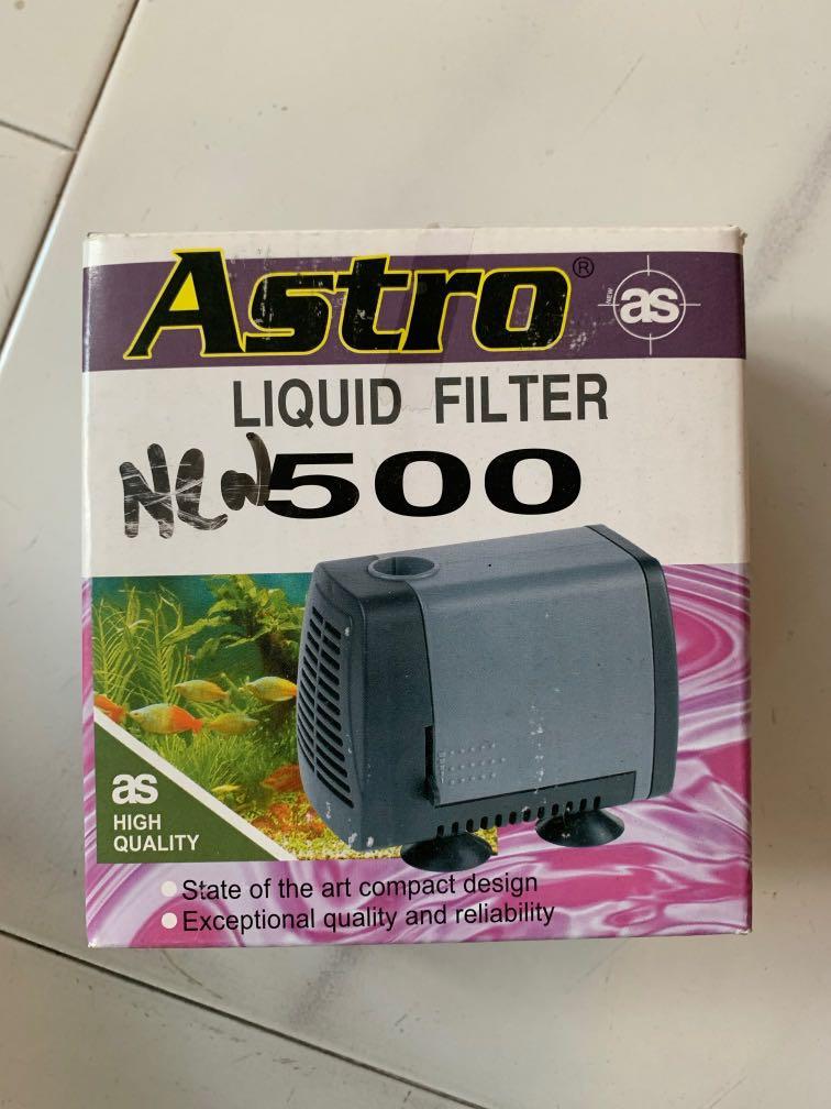 Water Fountain Pump Astro Liquid Filter 500, Everything Else on Carousell