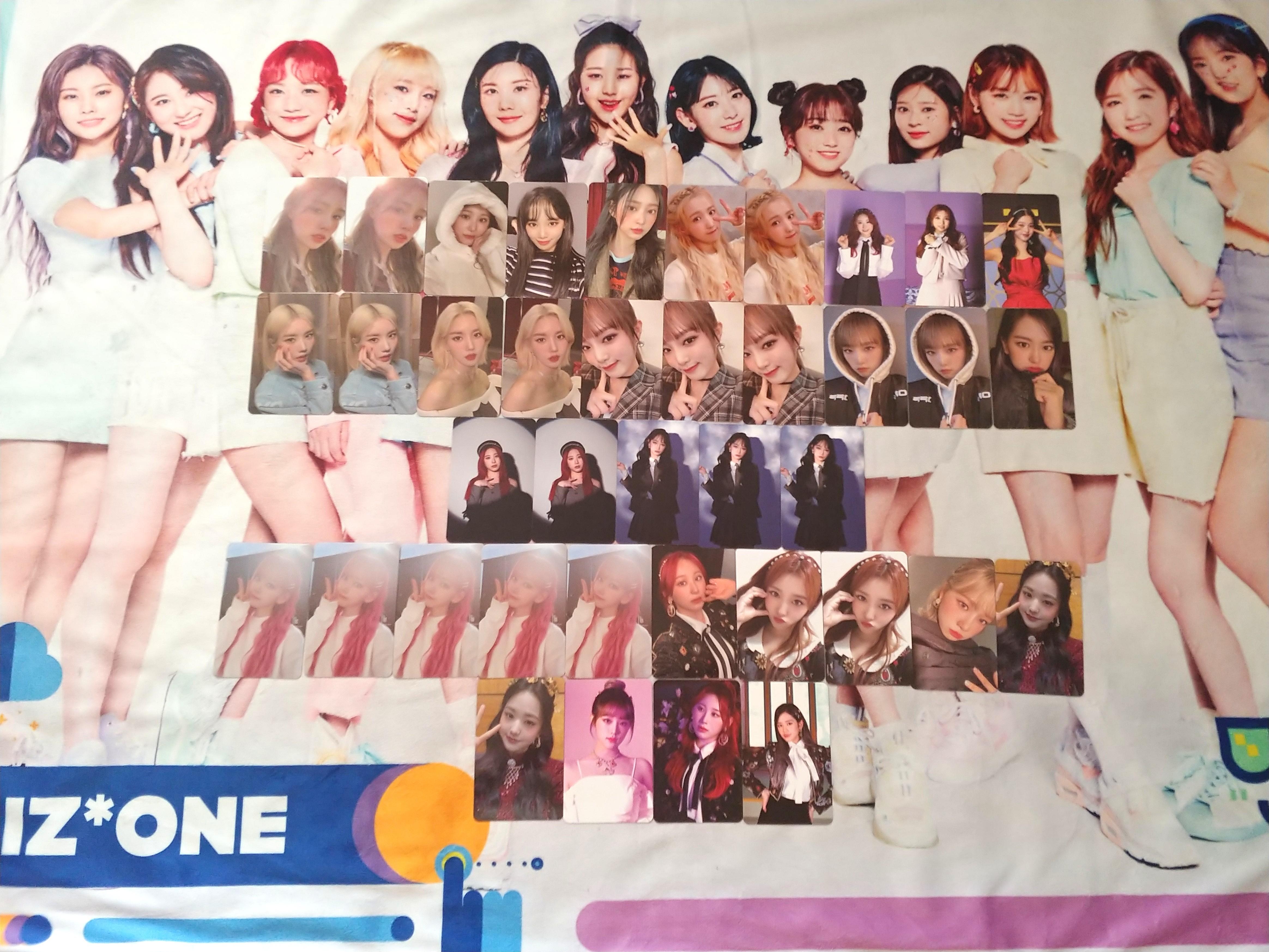 [wtt/wts] iz*one one-reeler photocards and inserts (izone eunbi sakura hyewon yena chaeyeon ...