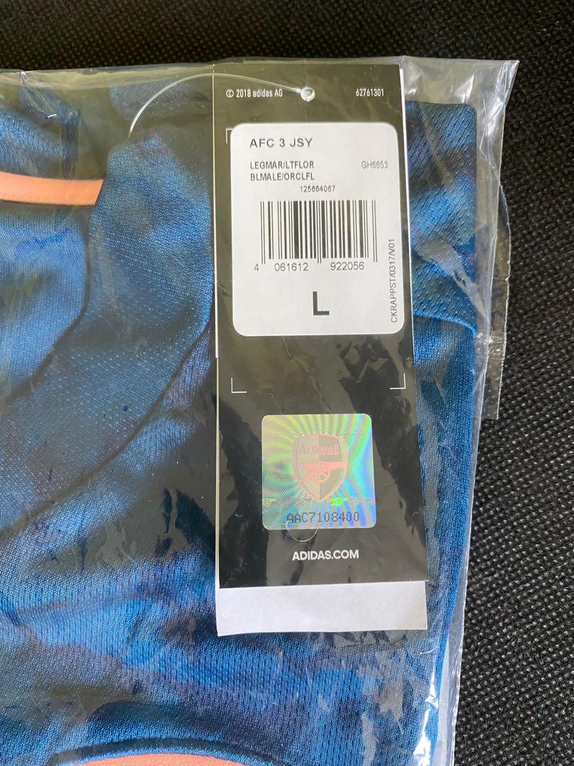 Arsenal 20/21 official third kit match (Adidas original), Sports ...