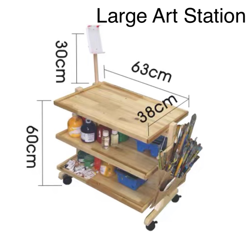 Art Wagon. Art Trolley. Art Station, Design & Craft, Art & Prints on ...