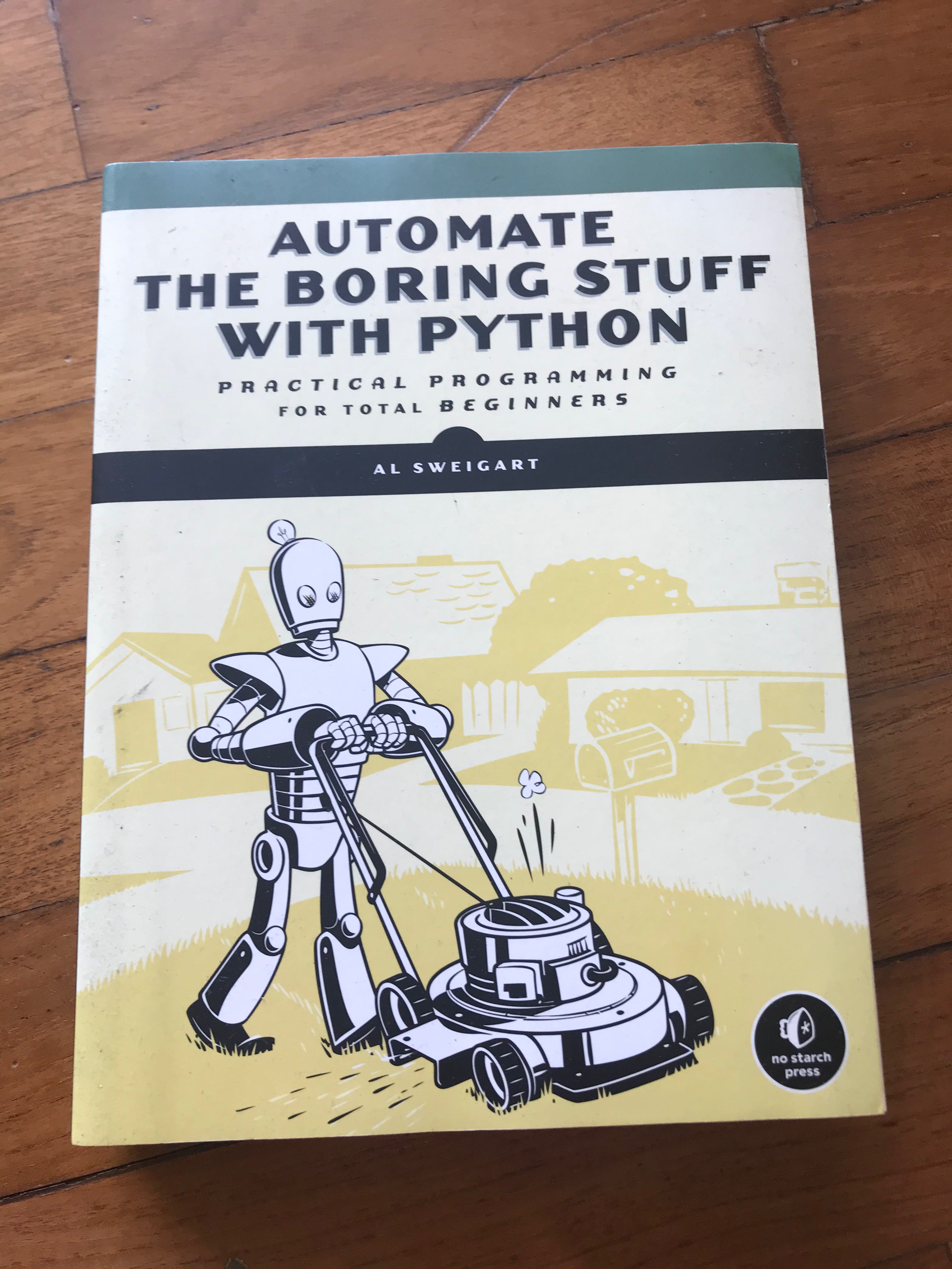 Automate The Boring Stuff With Python Coding Book Computers And Tech