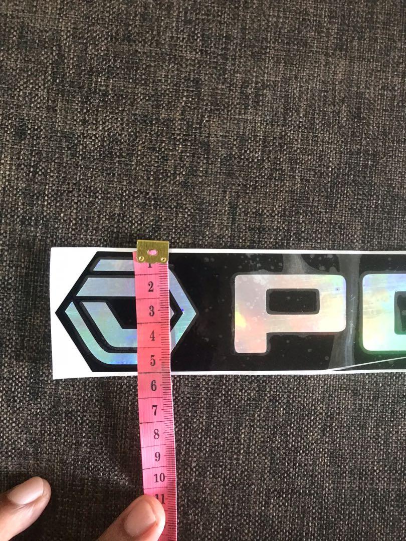 Polygon Hologram Frame Decal stickers labels for Siskiu Xtrada Premier ...