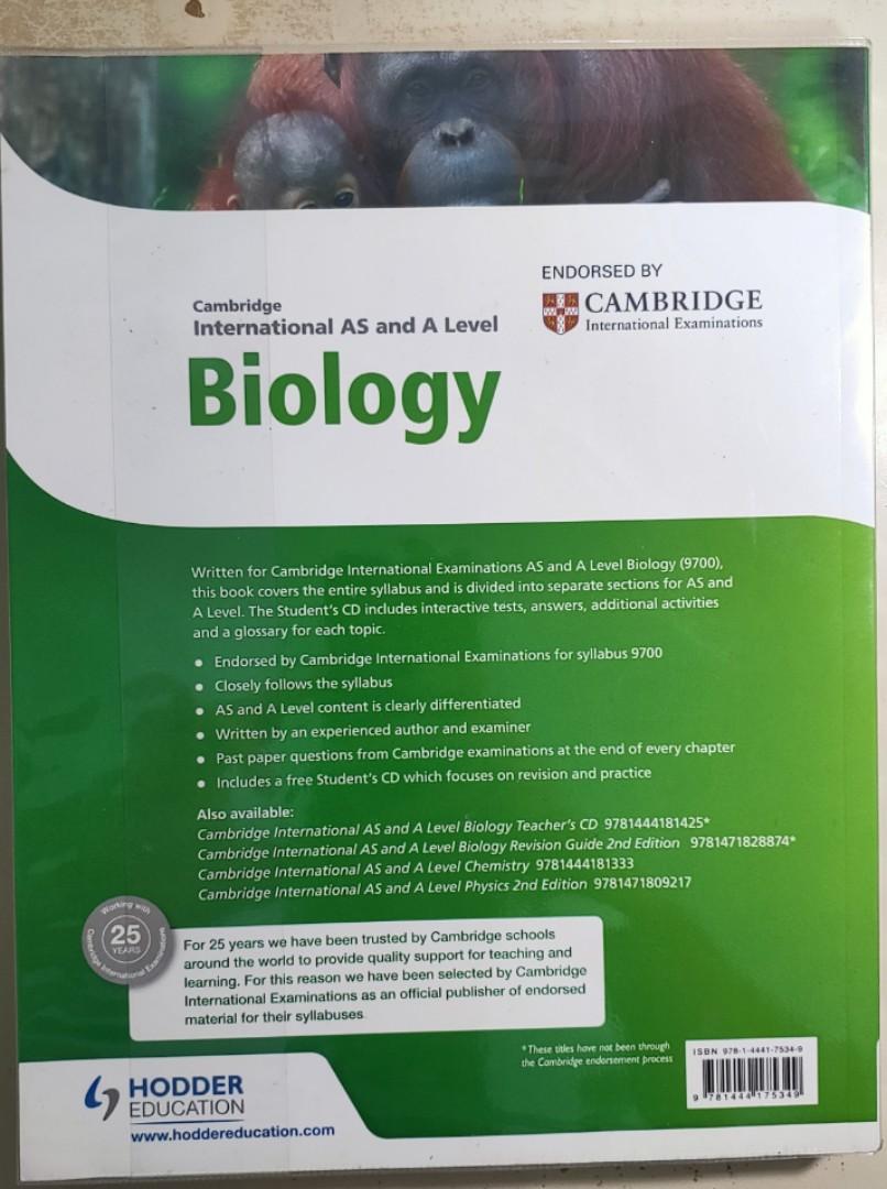 Cambridge Biology Textbook for A and AS level (Hodder Ed), Hobbies ...