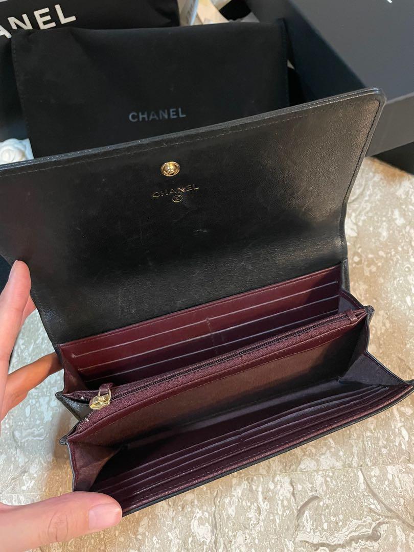 Chanel Carte Bancaire Long Wallet, Luxury, Bags & Wallets on Carousell