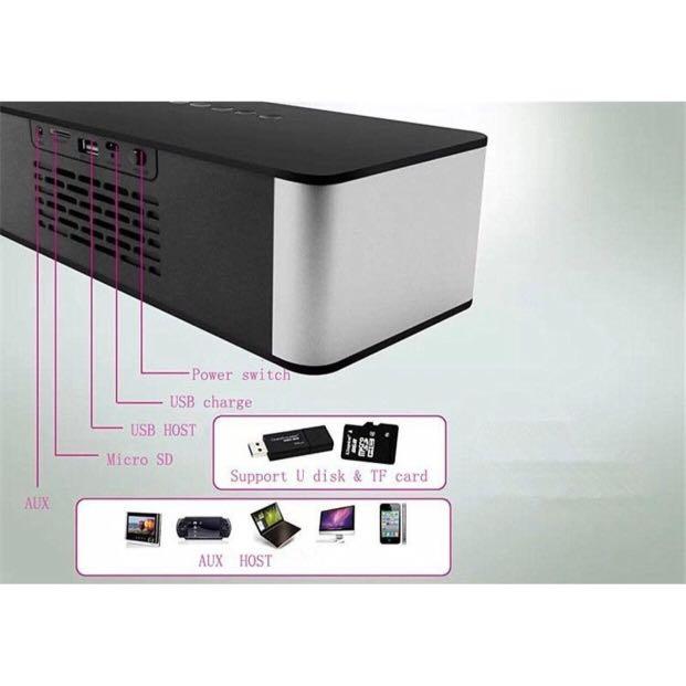 MUSKY Clock Radio Bluetooth Speaker, Audio, Soundbars, Speakers ...