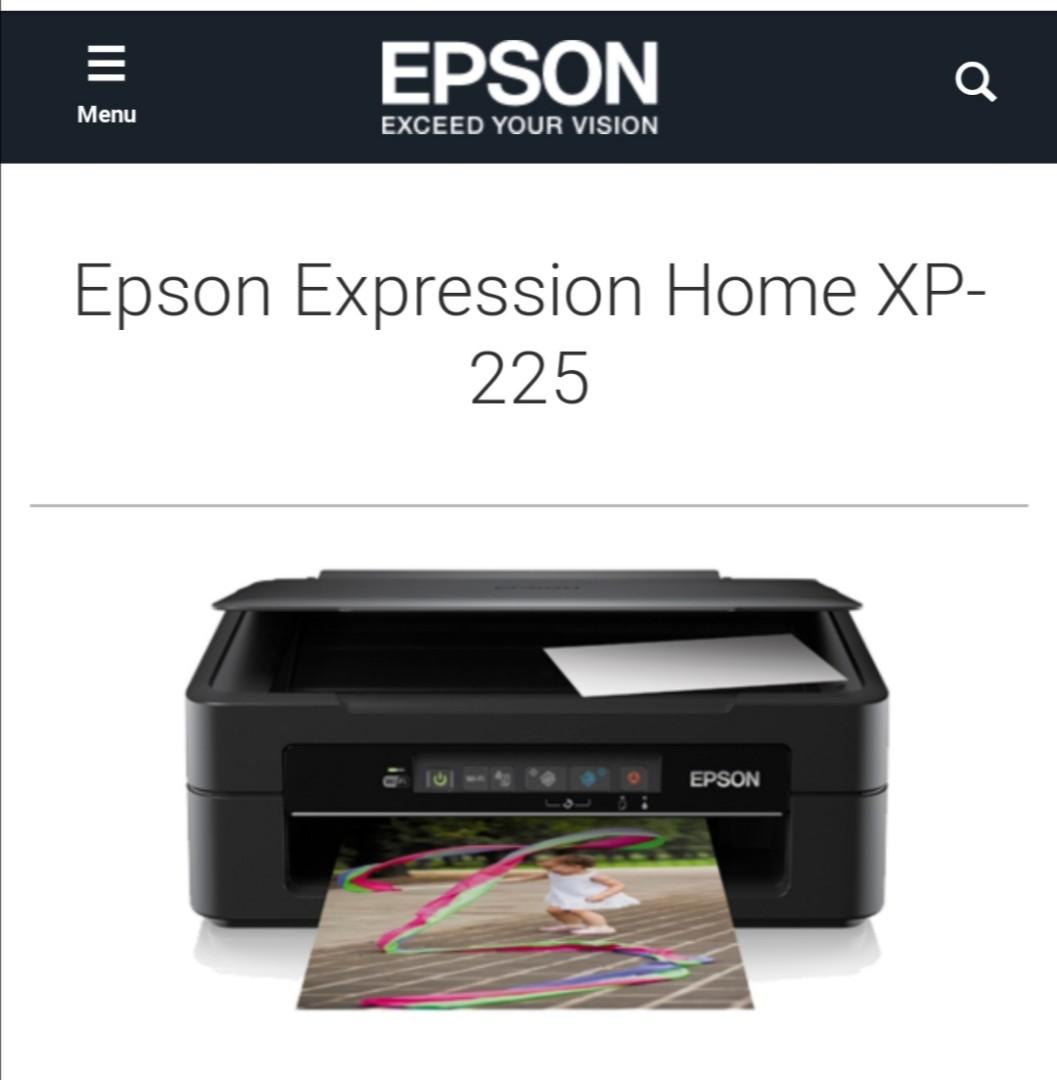 Epson Printer XP225 Computers Tech Printers Scanners Copiers On Carousell