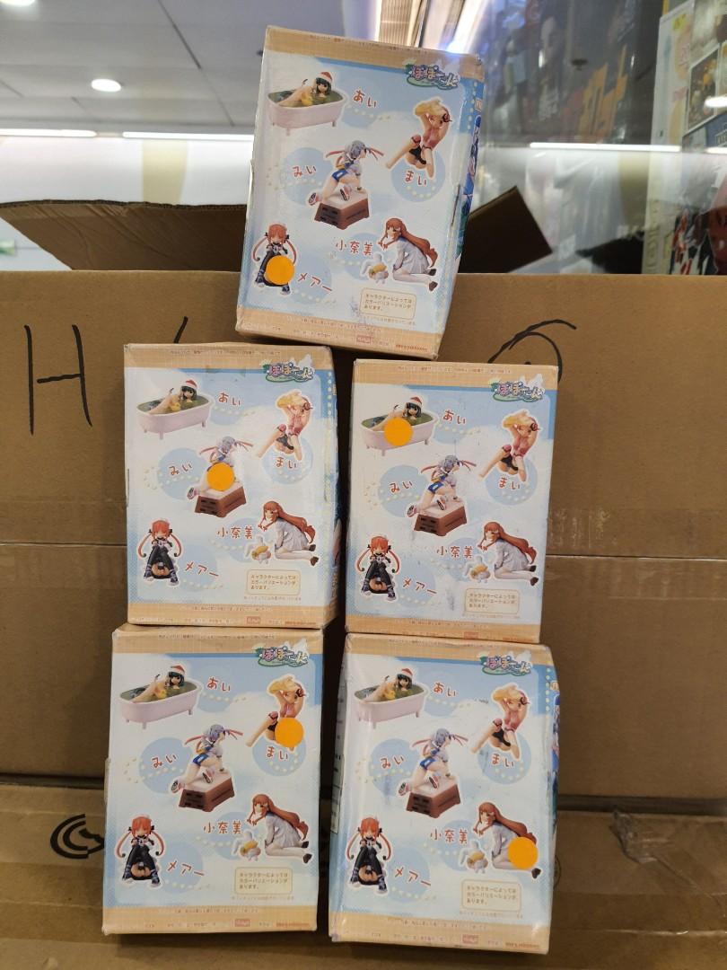 EXHAUST POPOTAN FIGURE COLLECTION 蒲公英之戀 愛 舞 咪 美亞 小奈美(全套5款), 興趣及遊戲, 收藏品及 ...