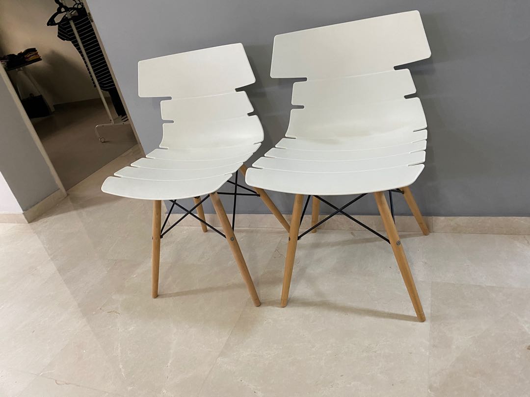 Fishbone Dining Chair Retail $218, Furniture & Home Living, Furniture ...