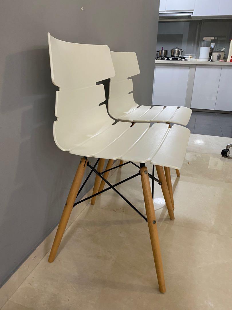 Fishbone Dining Chair Retail $218, Furniture & Home Living, Furniture ...