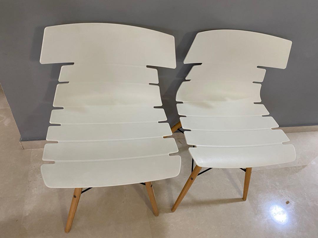 Fishbone Dining Chair Retail $218, Furniture & Home Living, Furniture ...