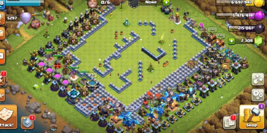 Full max heroes coc acct, Video Gaming, Gaming Accessories, Game Gift ...