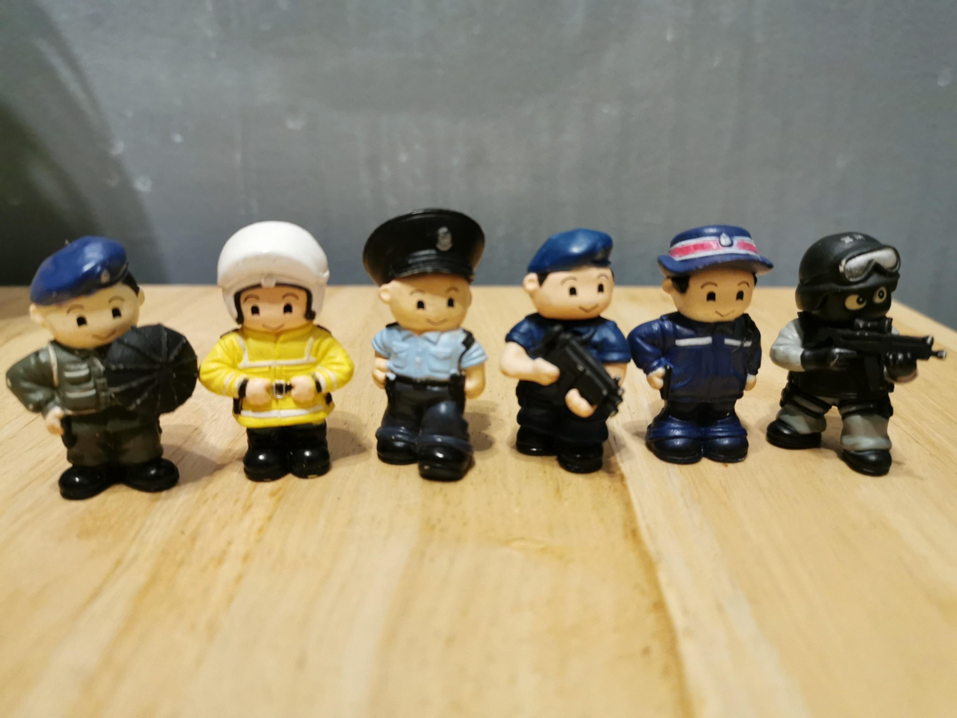 Hong Kong police figurines, Hobbies & Toys, Toys & Games on Carousell