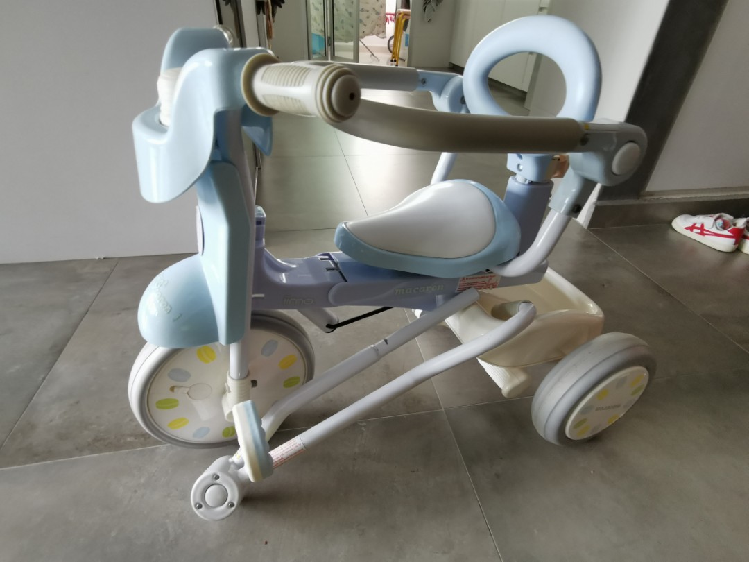 [#1 in Japan] iimo X Macaron 3-in-1 Foldable Tricycle, Bicycles & PMDs, Bicycles, Others on ...