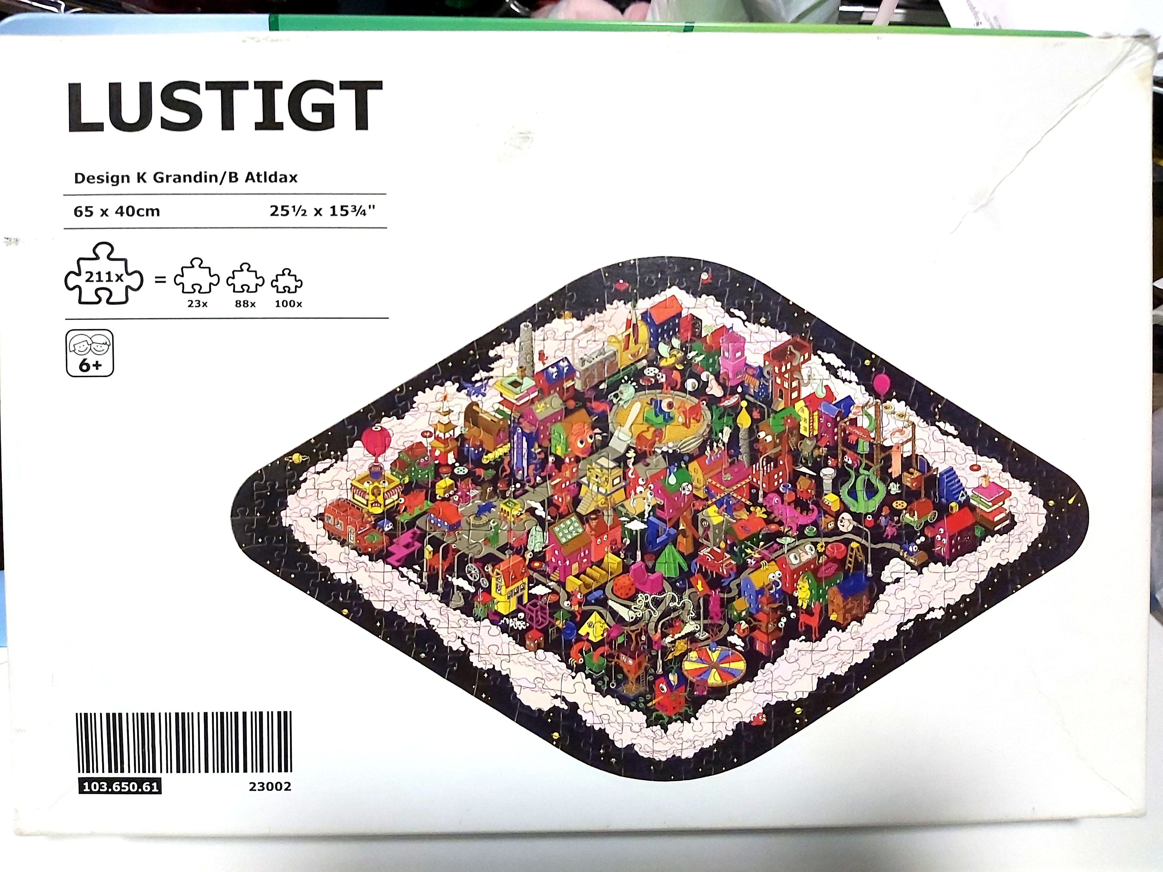 IKEA LUSTIGT Jigsaw Puzzle, Hobbies & Toys, Toys & Games on Carousell