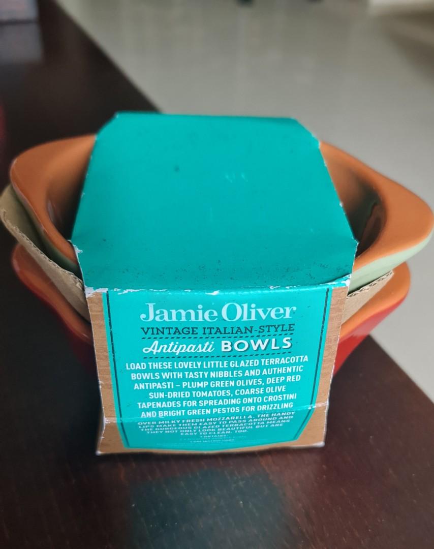 Jamie Oliver Vintage Italian-Style Antipasti Bowls, Furniture & Home ...