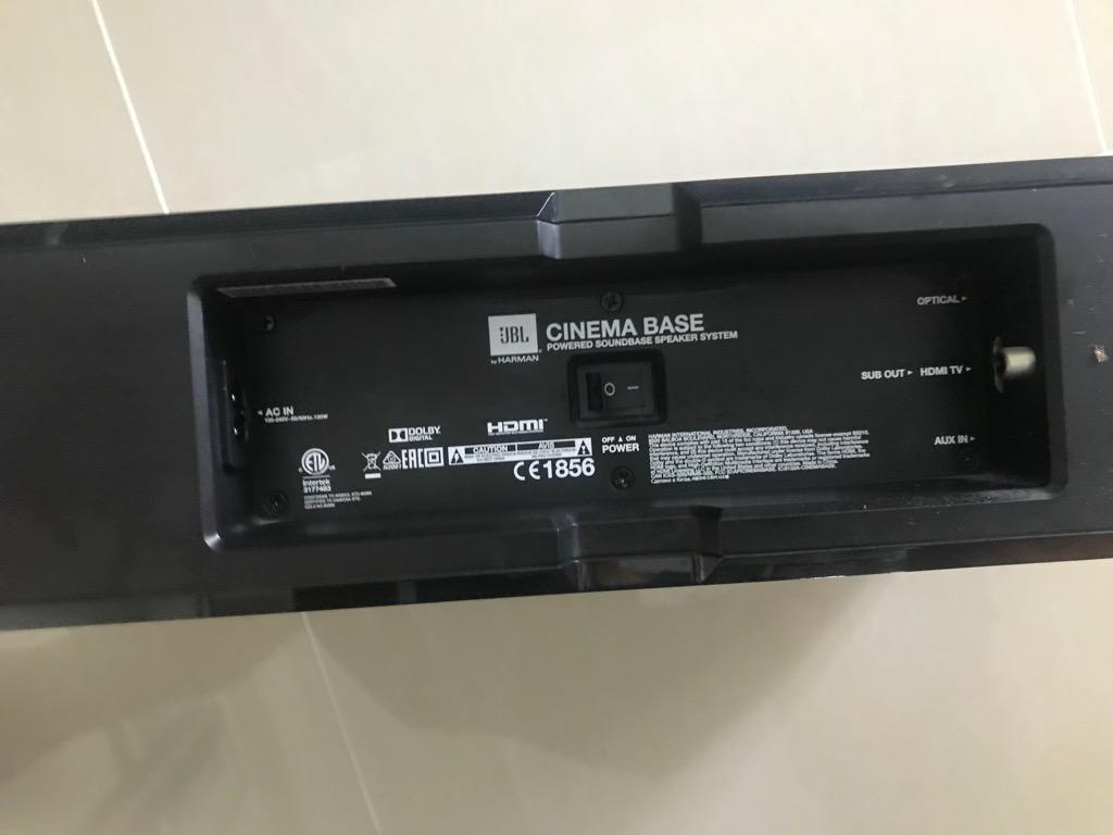JBL CINEMA BASE - 2.2 channel All-in One Sound System for TV, Audio ...
