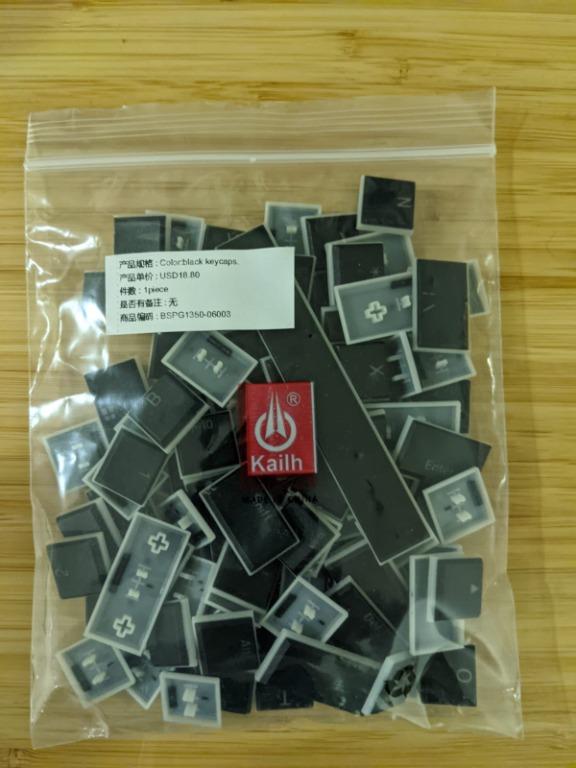 Kailh 104 Low Profile Keycaps 1350 Chocolate Gaming Keyboard Mechanical ...
