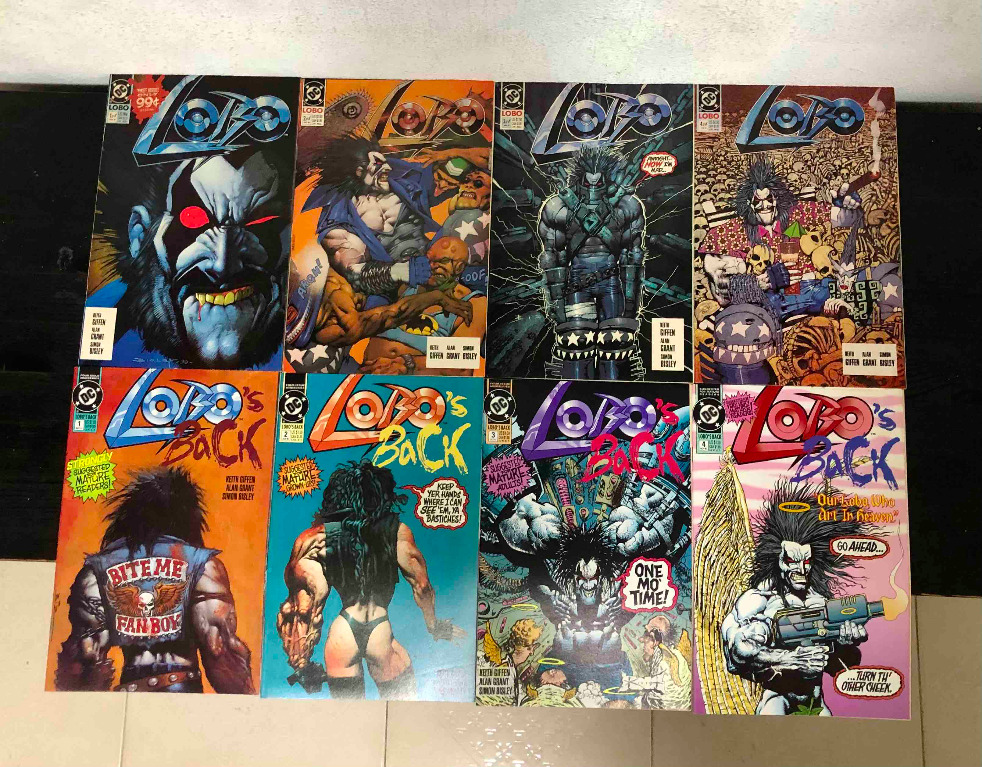 Lobo #1-4 and Lobo's Back #1-4 by Keith Giffen, Alan Grant and Simon ...