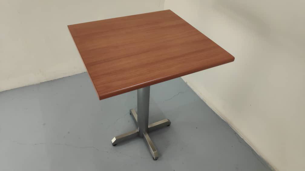 Meja kaki aluminium/ meja segi empat/ meja makan, Furniture & Home ...