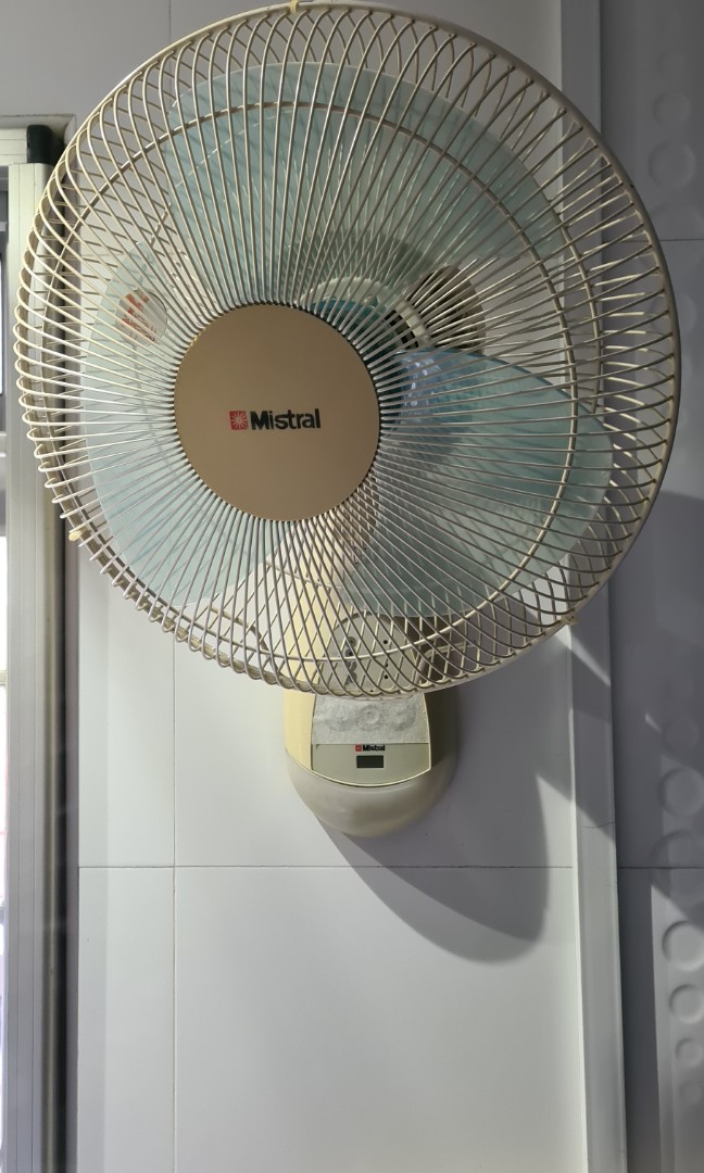 Mistral 14 inch wall fan, Furniture & Home Living, Lighting & Fans ...