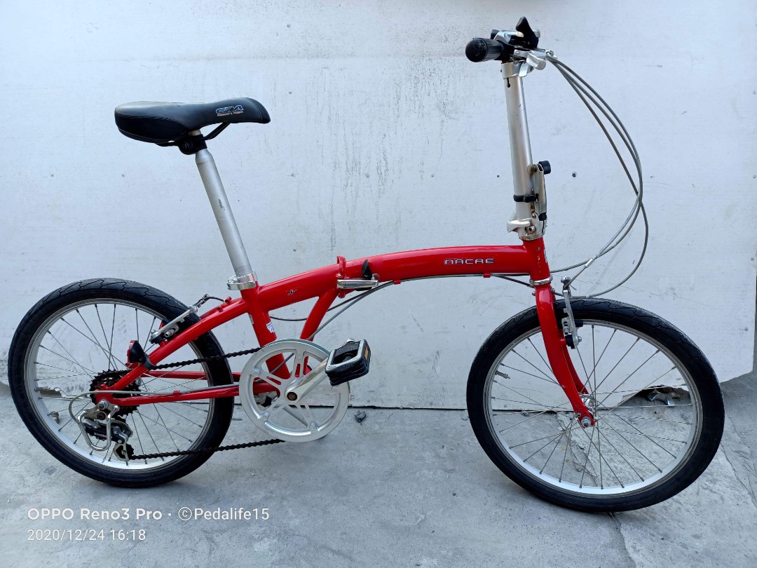 NACRE FOLDING BIKE, Sports Equipment, Bicycles & Parts, Bicycles on ...