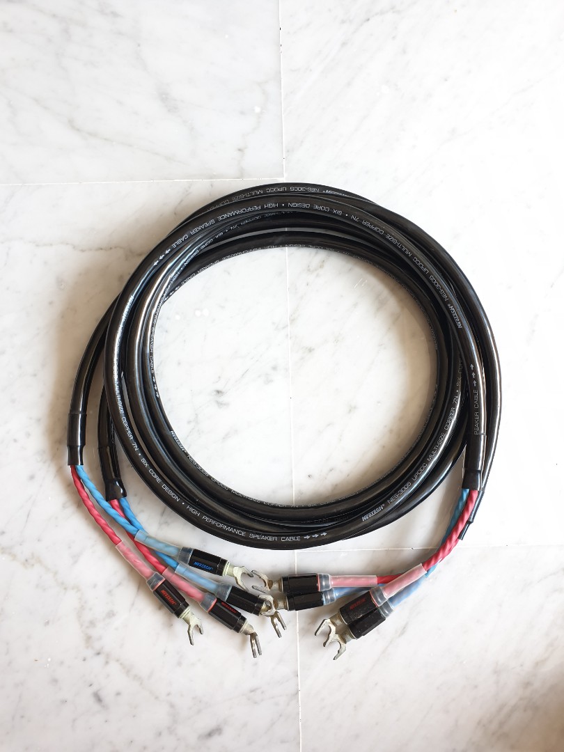 Neotech NES-3005 speaker cables, Electronics, Audio on Carousell
