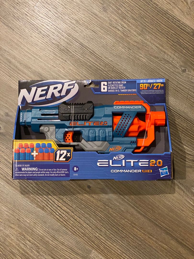 NERF ELITE 2.0 Commander RD-6, Hobbies & Toys, Toys & Games on Carousell