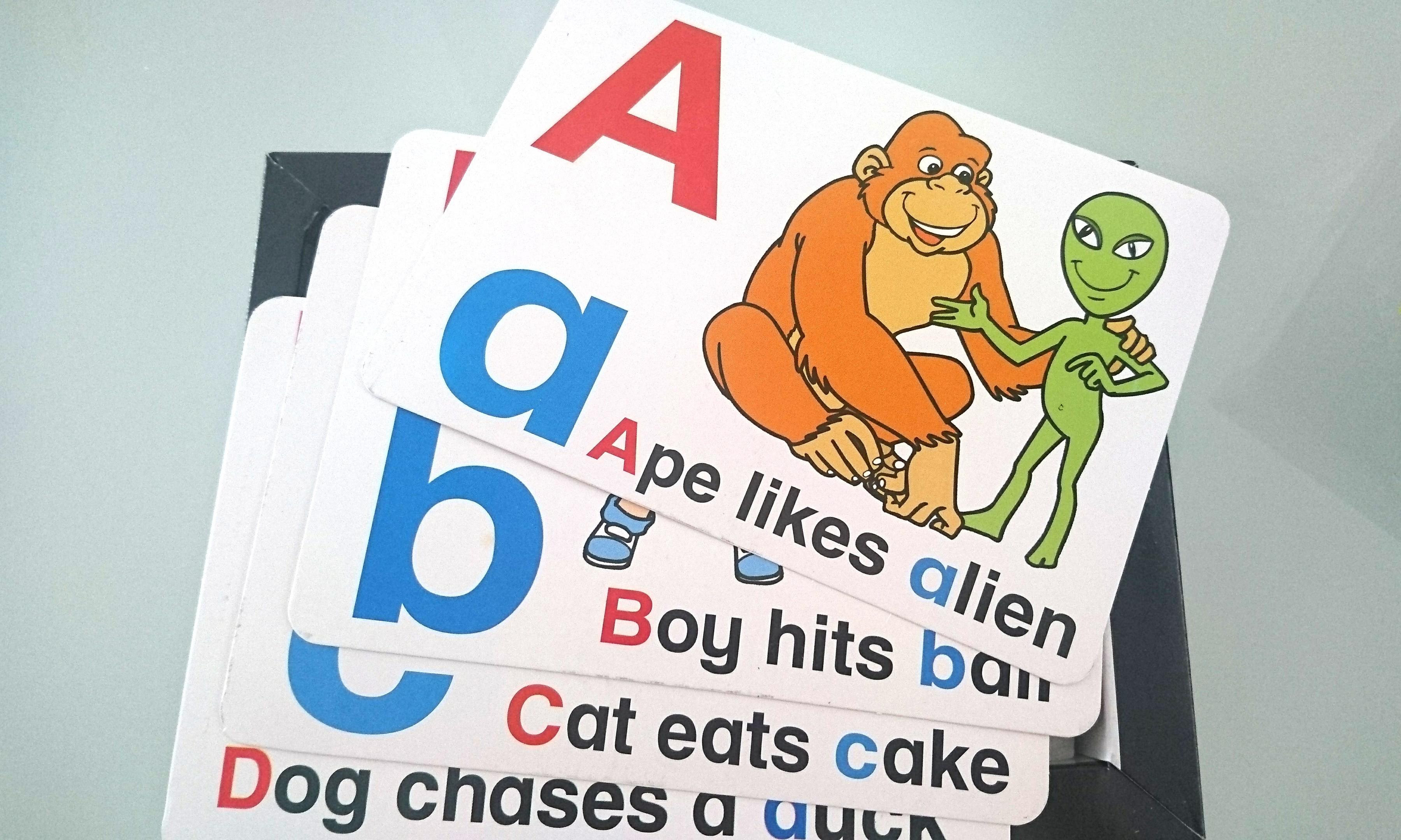 Phonics Flashcards, Hobbies & Toys, Toys & Games on Carousell
