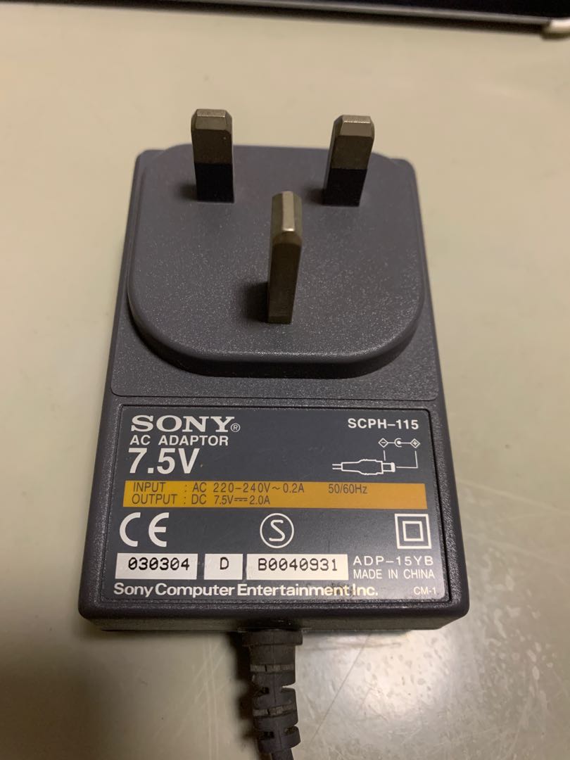 PlayStation 1 ac adaptor, Video Gaming, Gaming Accessories, Cables ...