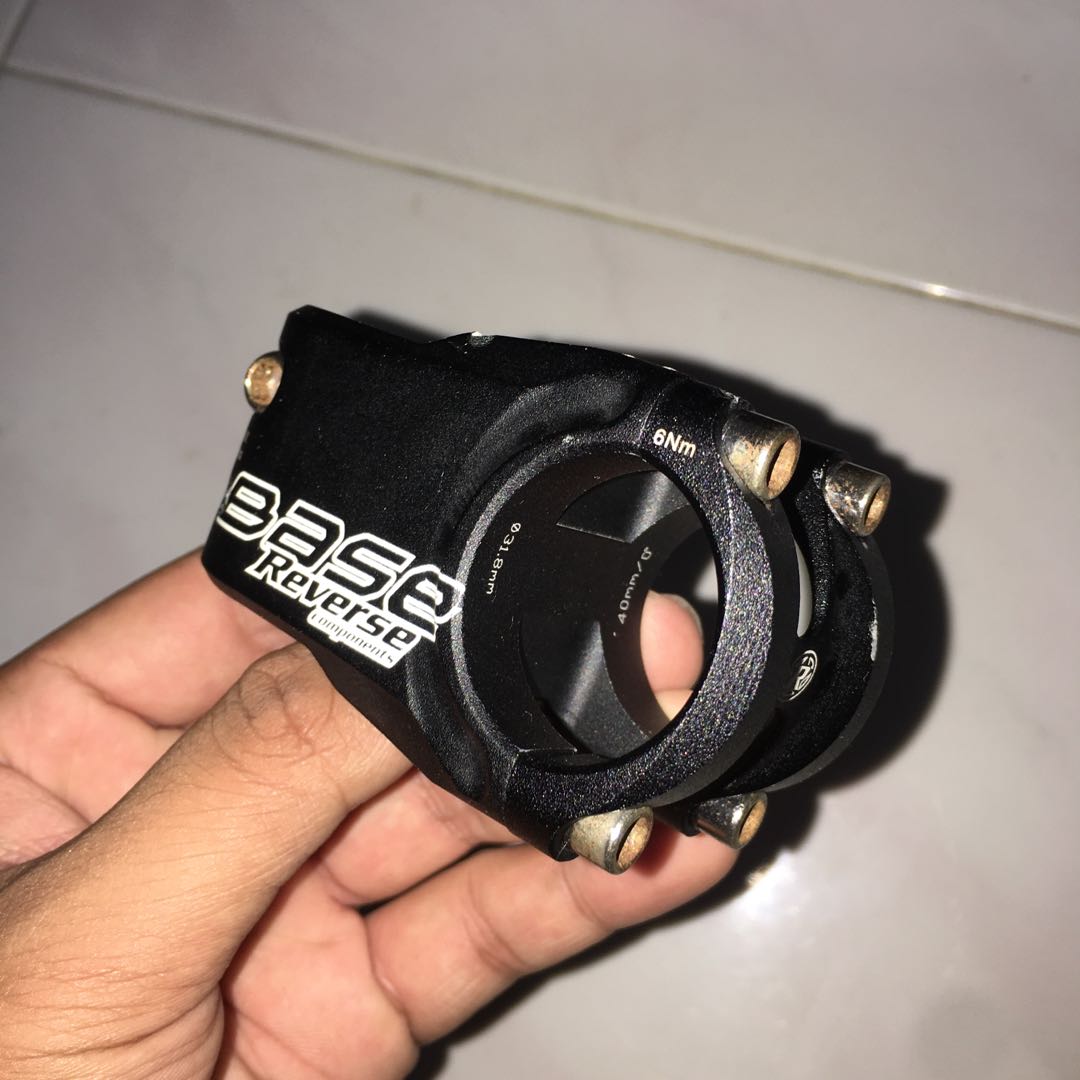 Reverse Base Stem (Black), Sports Equipment, Bicycles & Parts, Parts ...
