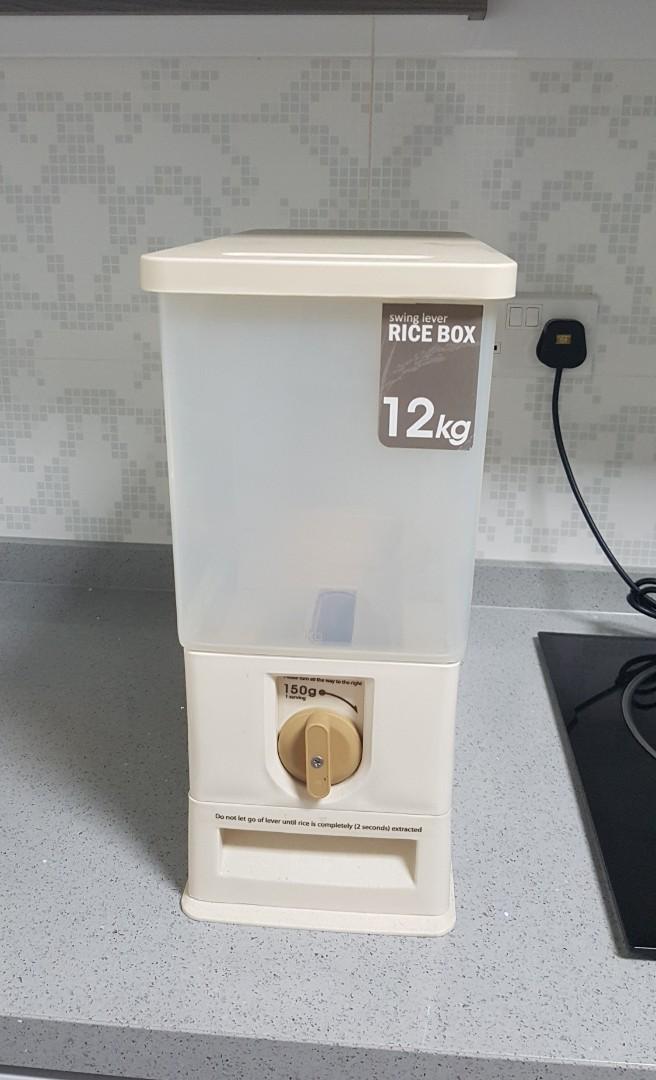 Rice dispenser and stocker Made in Korea, TV & Home Appliances, Kitchen ...