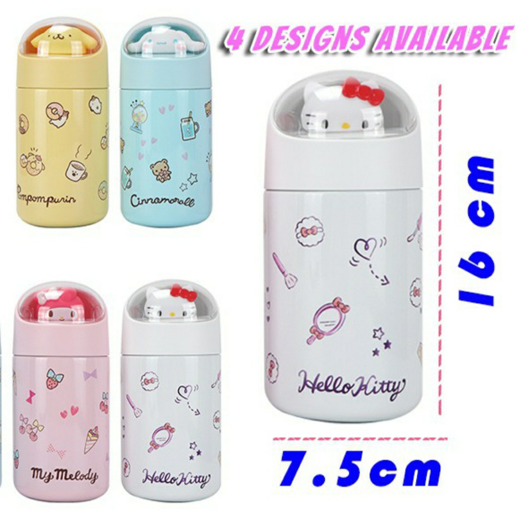 [SG Ready Stock] 2020 Sanrio x Miniso 280ml Thermos Flask with Cute ...