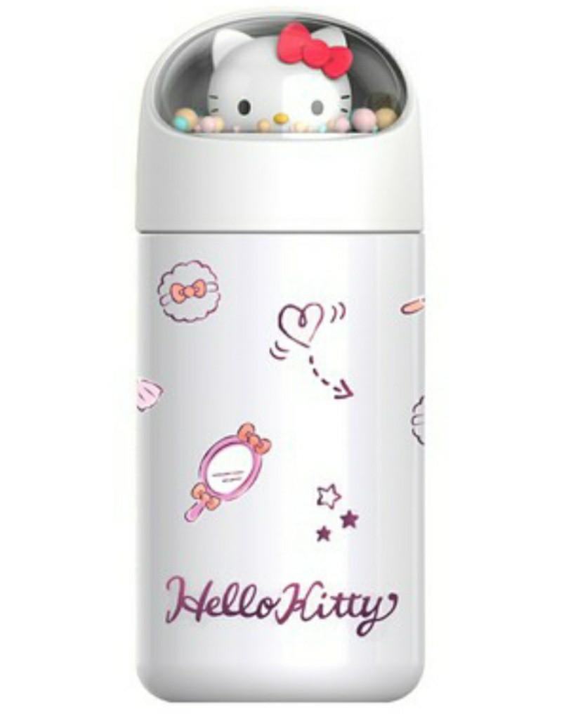 [SG Ready Stock] 2020 Sanrio x Miniso 280ml Thermos Flask with Cute Mascot Lid Hello Kitty, My ...