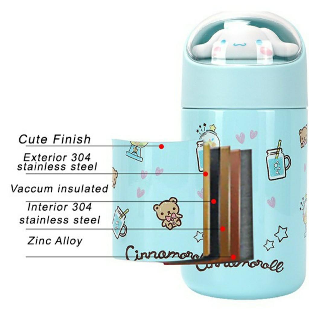 [SG Ready Stock] 2020 Sanrio x Miniso 280ml Thermos Flask with Cute ...