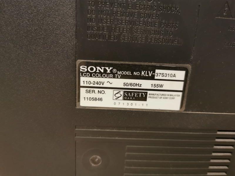 Sony 37inch LCD TV - 96732384, TV & Home Appliances, TV & Entertainment ...