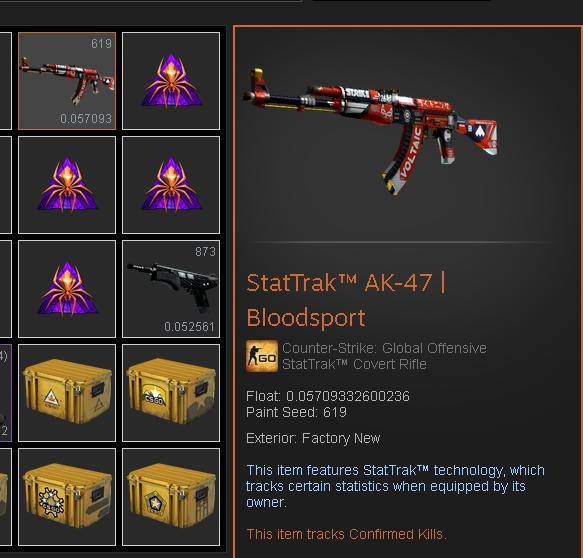 ST FN AK47 BloodSport CSGO, Video Gaming, Gaming Accessories, Game Gift ...