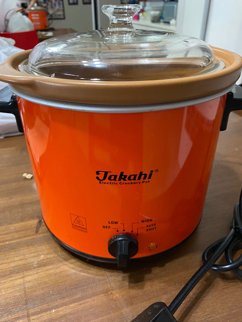 Takahi electric slow cooker model 2404 3.5 litres, TV & Home Appliances ...