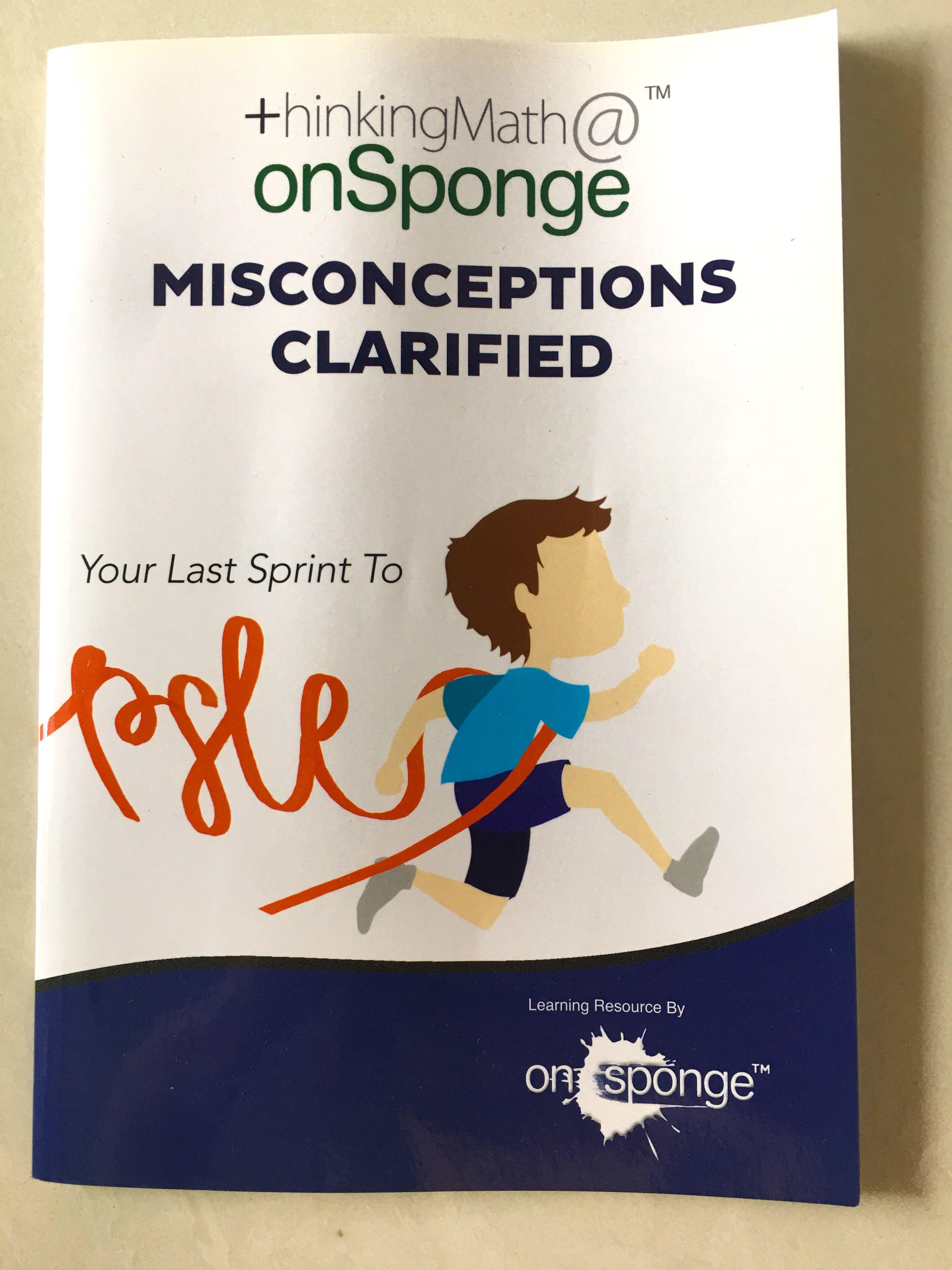 OnSponge The +hinkingMath Handy Guide - Misconceptions Clarified Volume 1 - PSLE, Hobbies & Toys ...