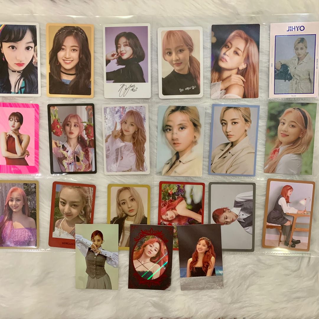 TWICE JIHYO OFFICIAL PHOTOCARD EWO, Hobbies & Toys, Memorabilia ...