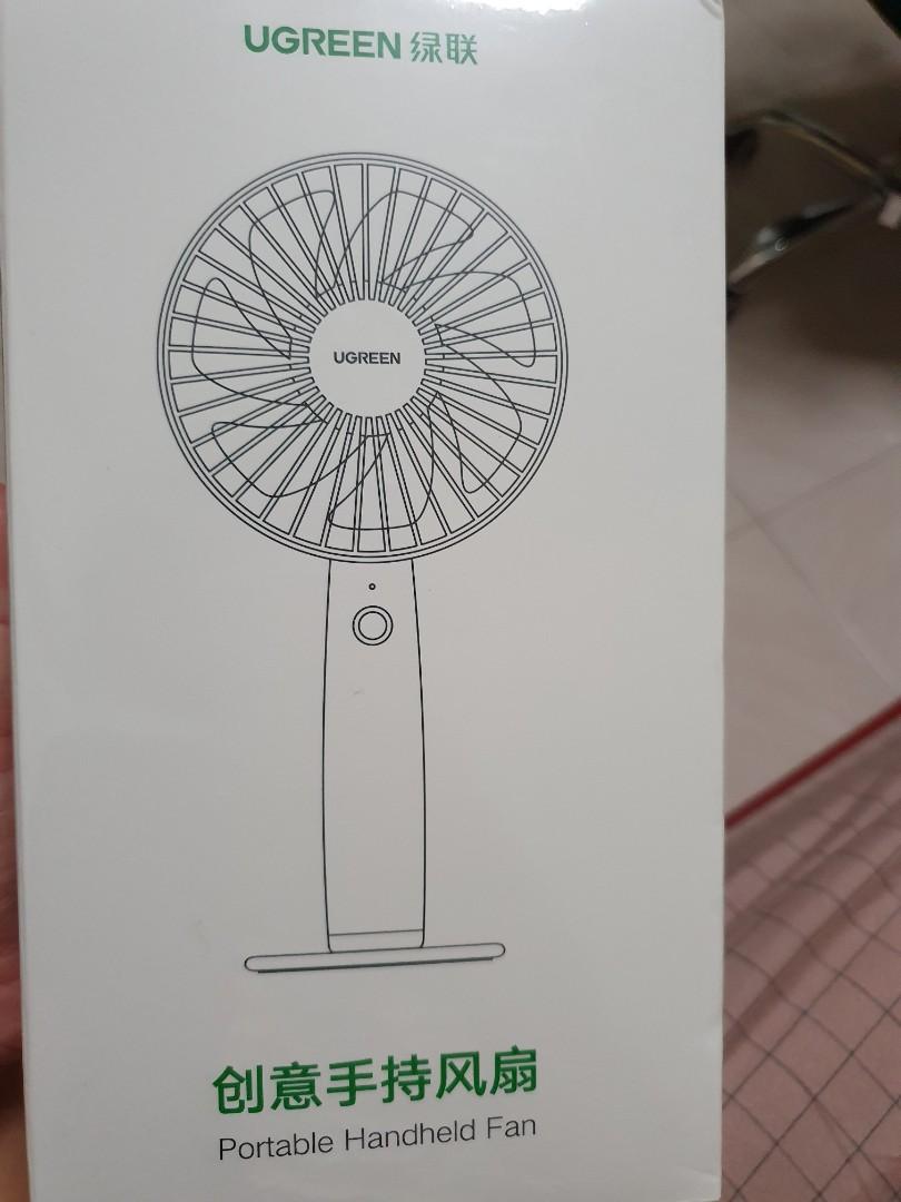 Ugreen portable handheld fan, Furniture & Home Living, Lighting & Fans ...