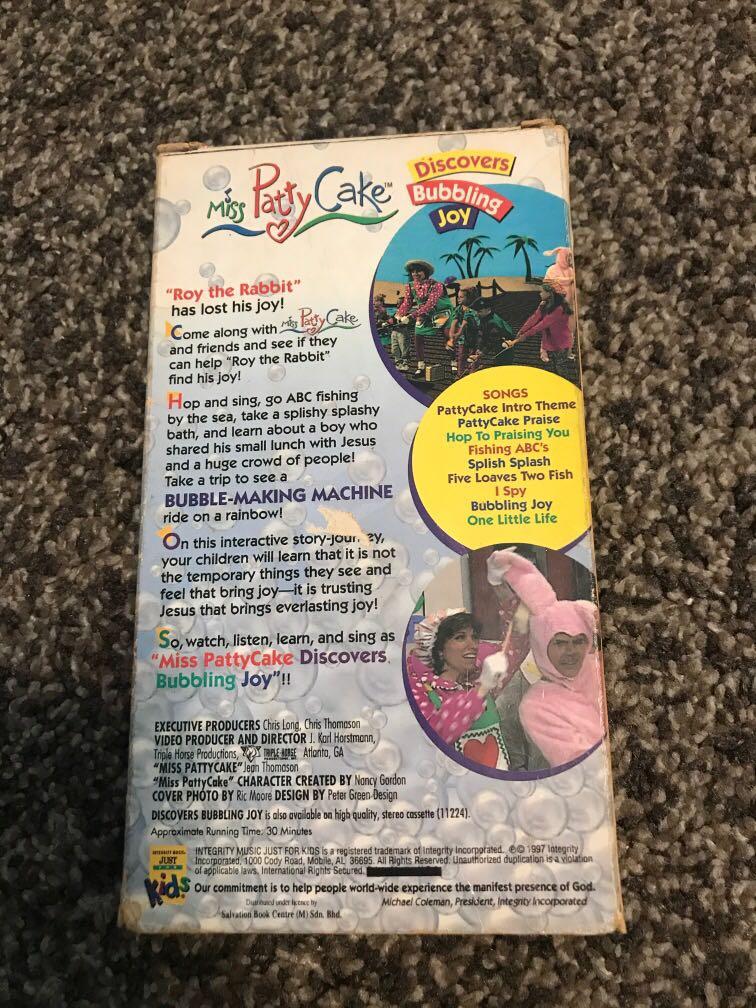 VHS TAPE MISS PATTY CAKE VCR, Hobbies & Toys, Music & Media, CDs & DVDs on Carousell