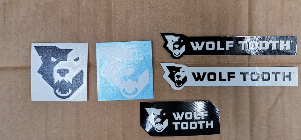 Wolf Tooth Decal Pack Of 5, Bicycles & PMDs, Parts & Accessories on ...