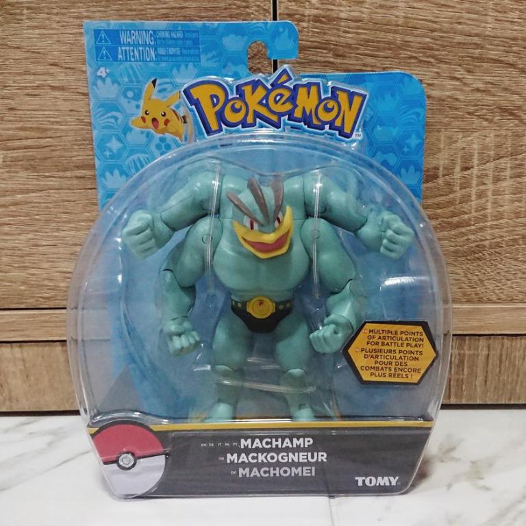 WTT/WTS Pokemon Machamp Toy Figure by TOMY with multiple points of ...