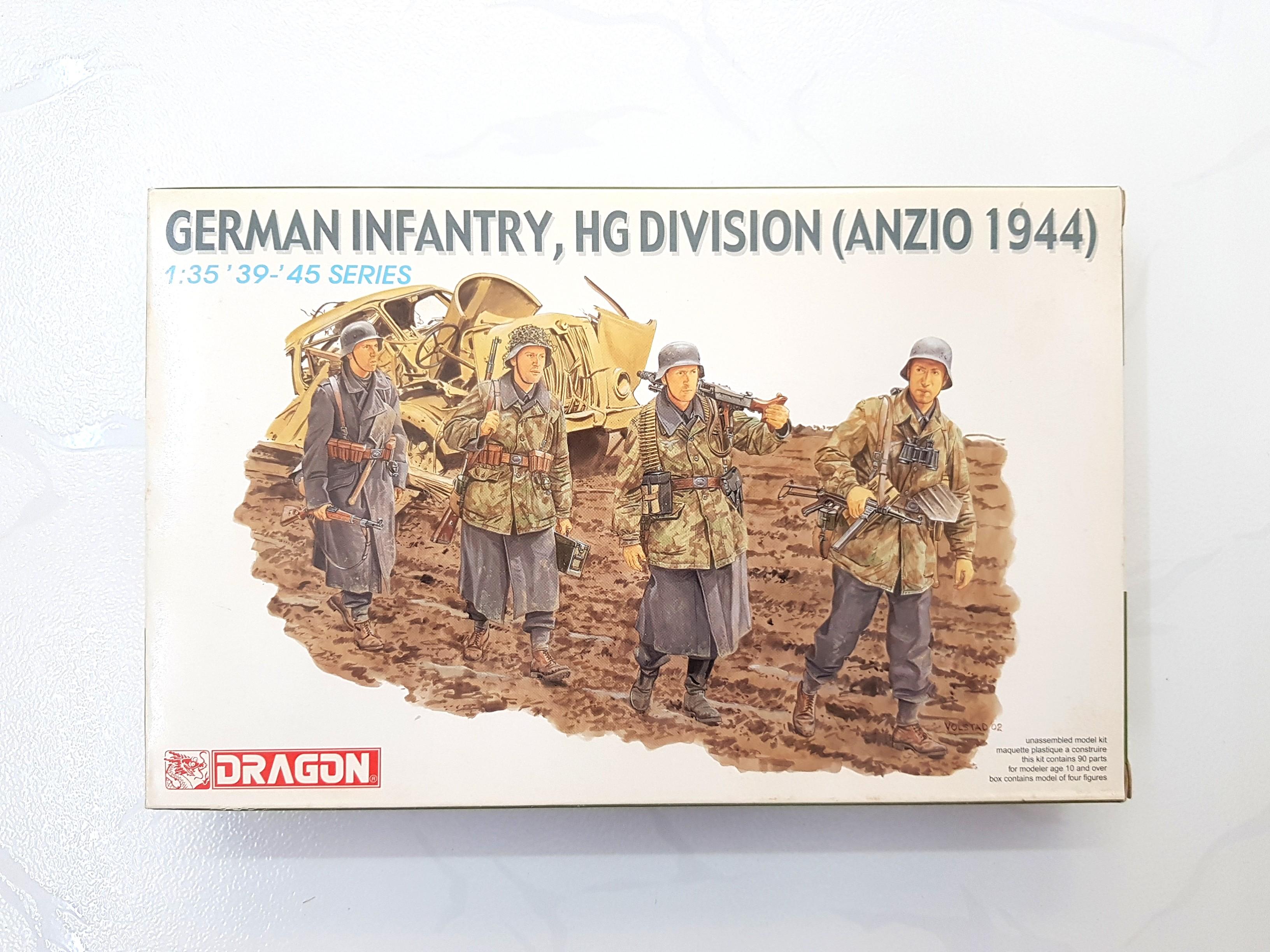 1/35 #6158 Dragon German Infantry, HG Division (Anzio 1944) (2nd World ...