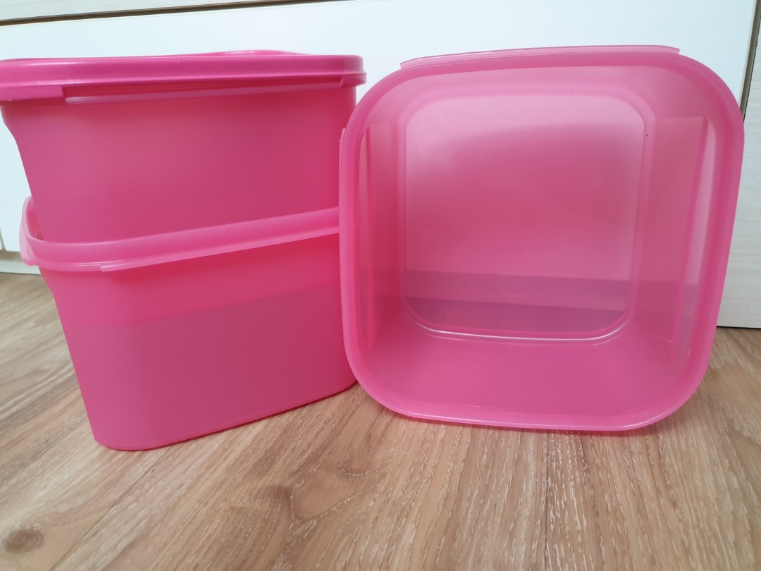 5 x Tupperware Airtight Containers, Furniture & Home Living ...