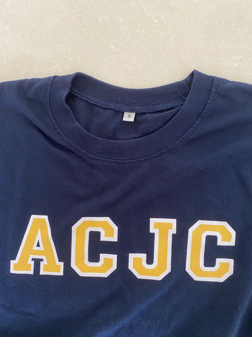 ACJC navy blue shirt, Men's Fashion, Tops & Sets, Tshirts & Polo Shirts ...